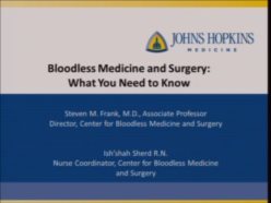 Bloodless Medicine and Surgery: What You Need to Know